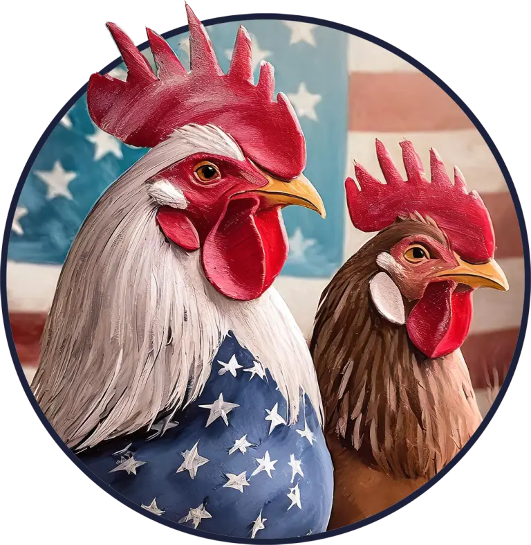 About the Patriotic Chickens!